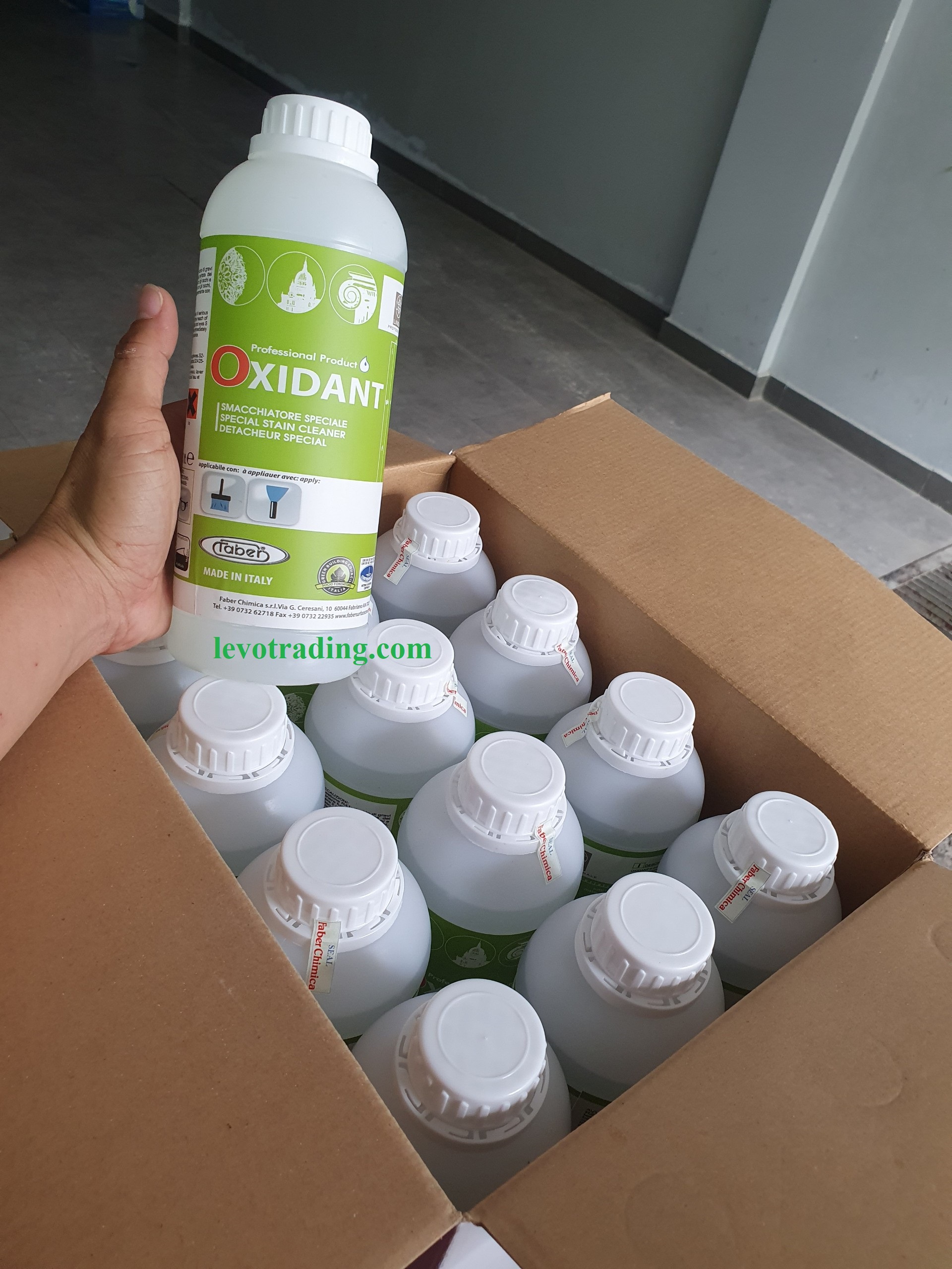 Oxidant hóa chất đắp tẩy ố cho đá tự nhiên, hút ẩm cho sàn đá - levotrading